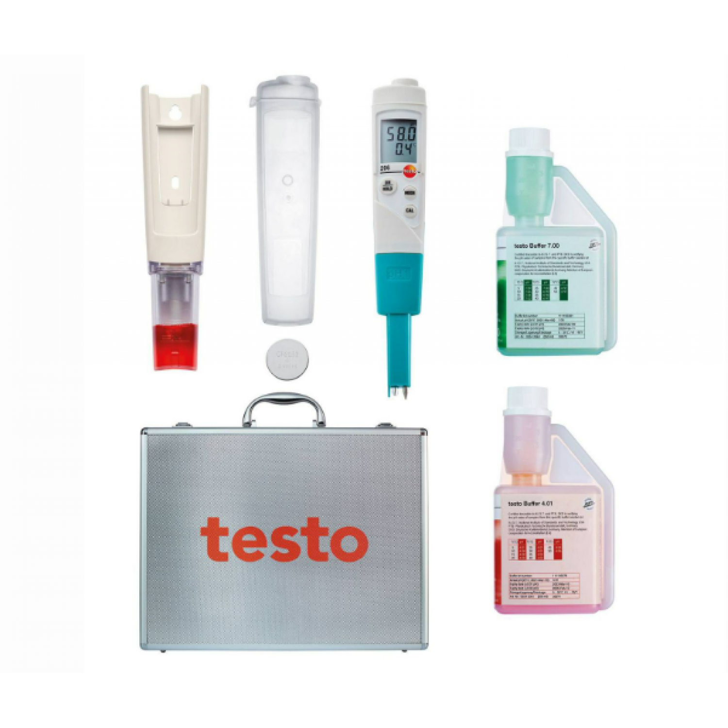 Testo Gıda Ph ve Sıcaklık Ölçer Çantalı Set | Testo 205ç
